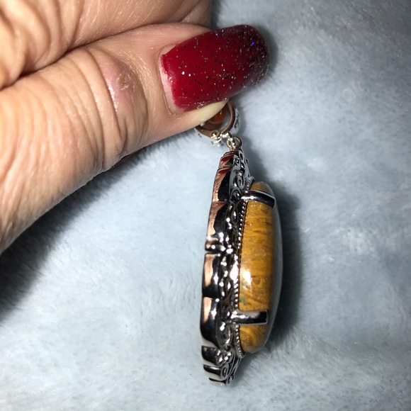 Jewelry | Nwt Indian Script Stone Pendant | Poshmark